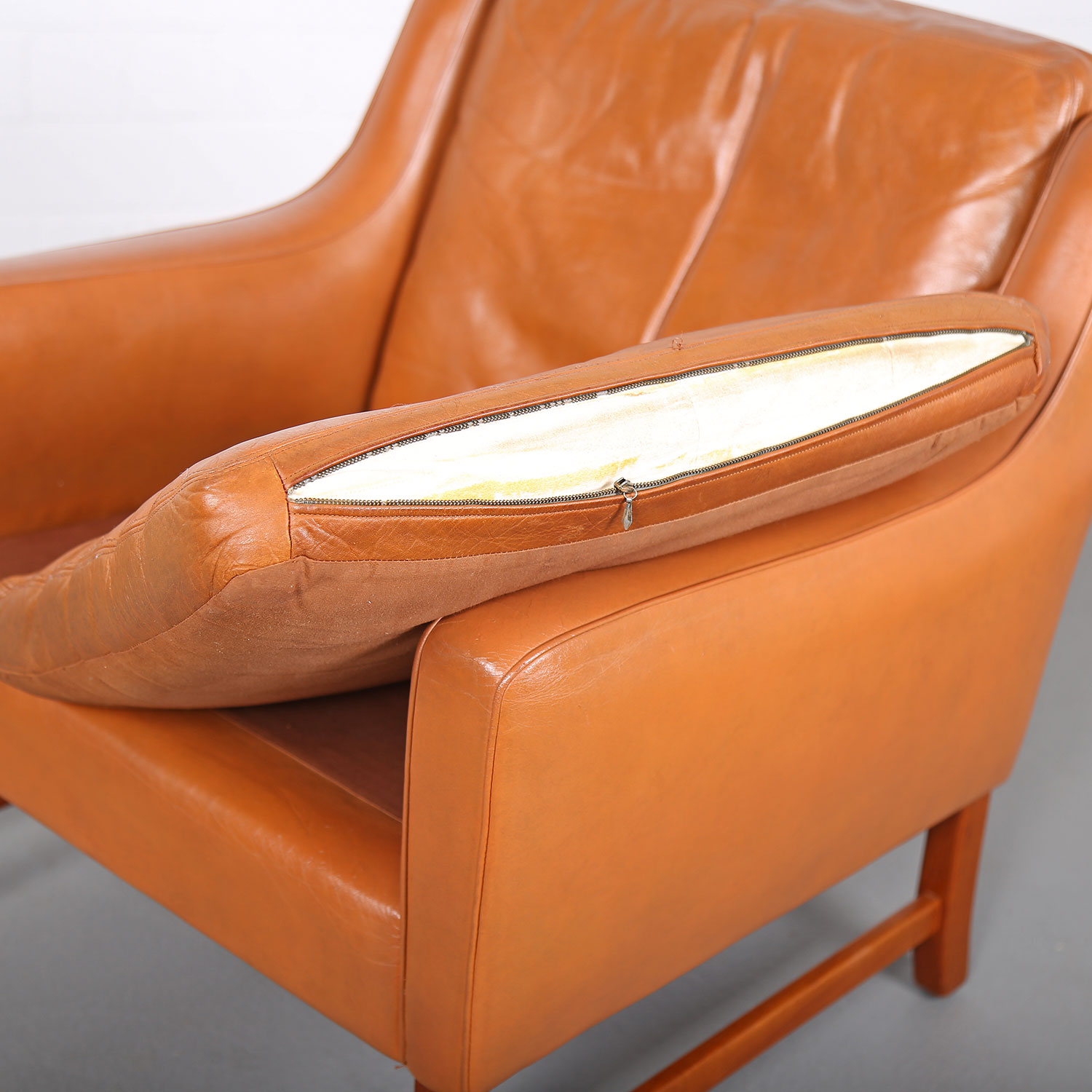 Sessel_Ledersessel_Fredrik_Kayser_Vatne_Teak_60er_midcentury_modern ...